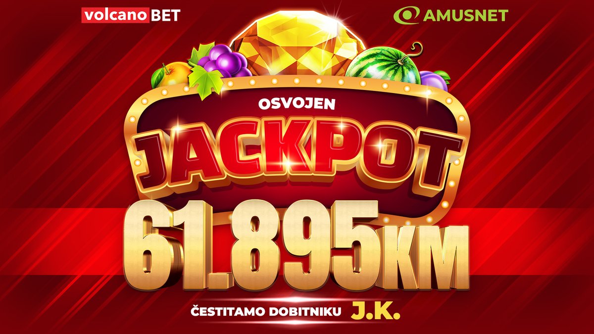 Volcanobet.ba online casino jackpot: Amusnet rekordni jackpot u ...
