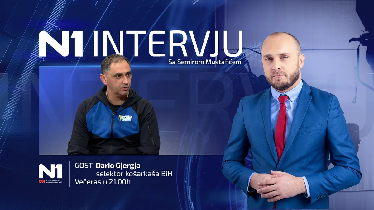 Gledajte N1 Intervju: Gost novi selektor košarkaša BiH Dario Gjergja