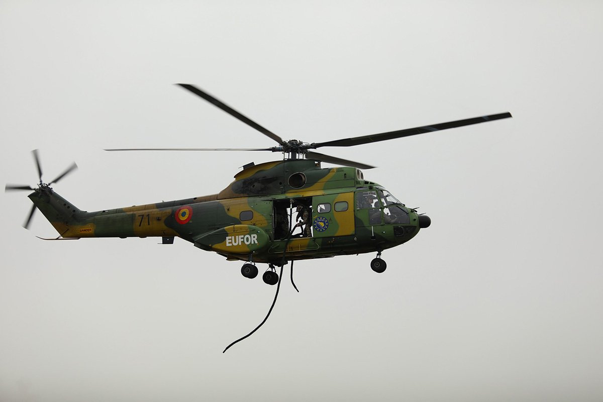 First-ever joint drill brings together EUFOR, BiH Air Force and SIPA