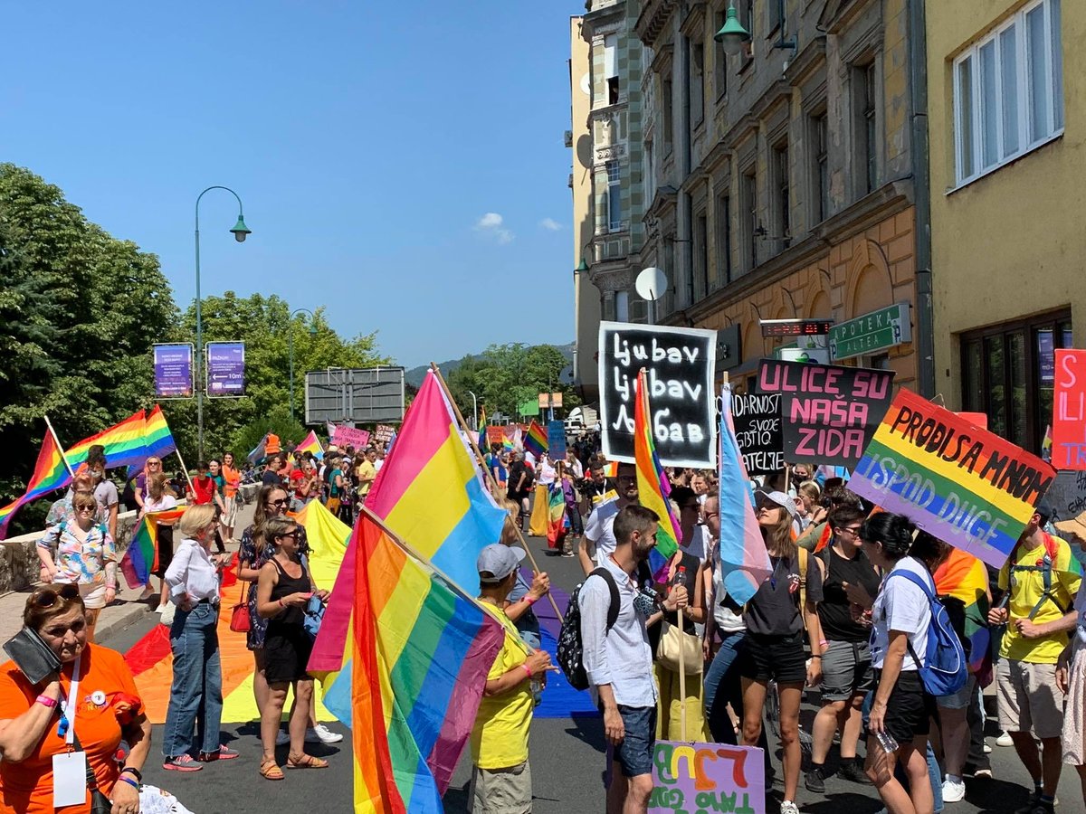 Bosnia's fourth Pride March on June 24 under the slogan 'proudly together'
