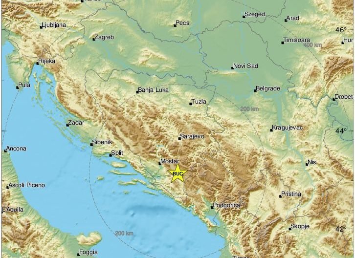 Novi potres u BiH, osjetio se i u Hrvatskoj