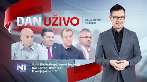 Slaven Raguž, Nenad Stevandić, Igor Gavran i Bakir Tiro u Danu uživo
