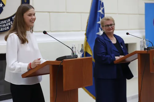 Lana Pudar receives Bosnia's diplomatic passport