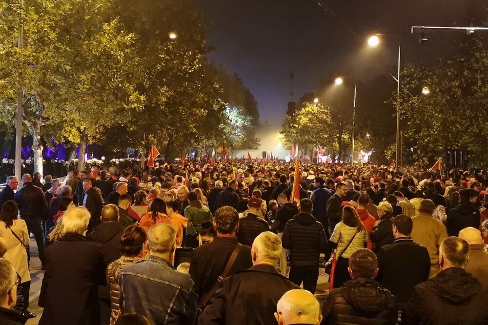 Thousands protest in Montenegro capital