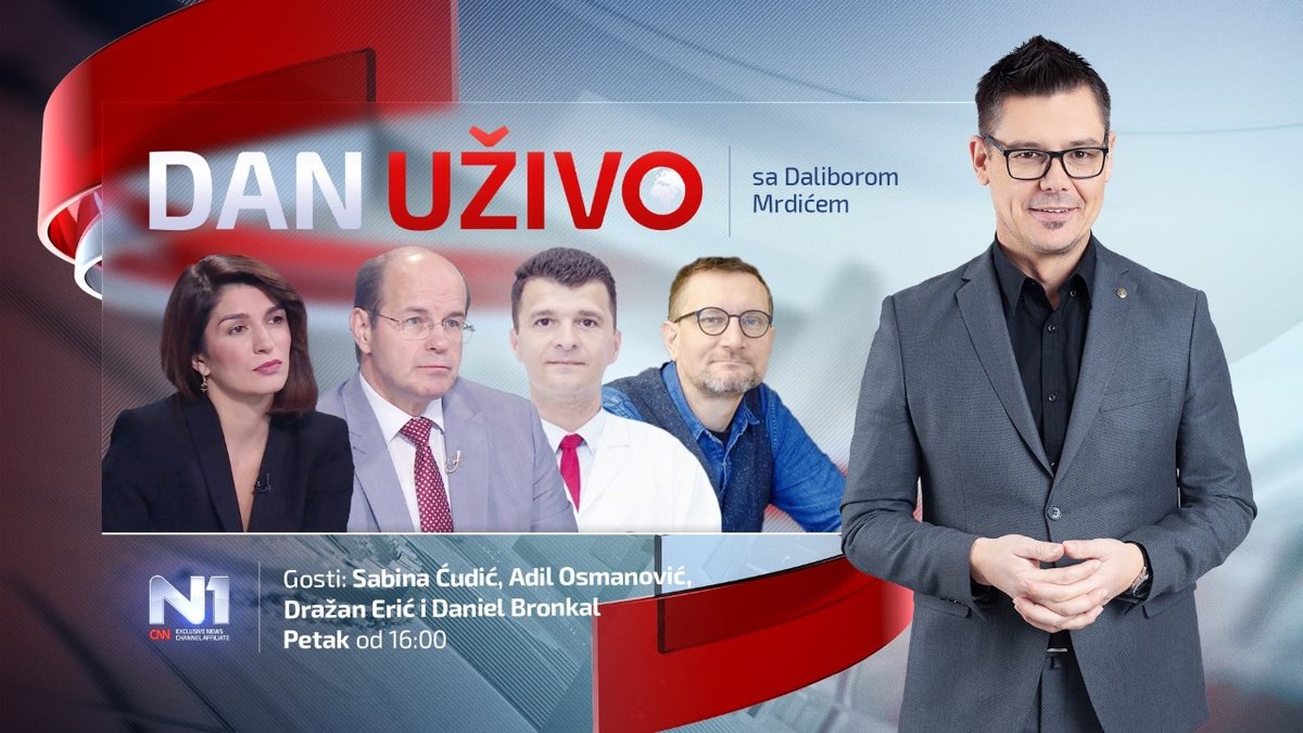 Ćudić, Osmanović, Bronkal i Erić gosti Dana uživo
