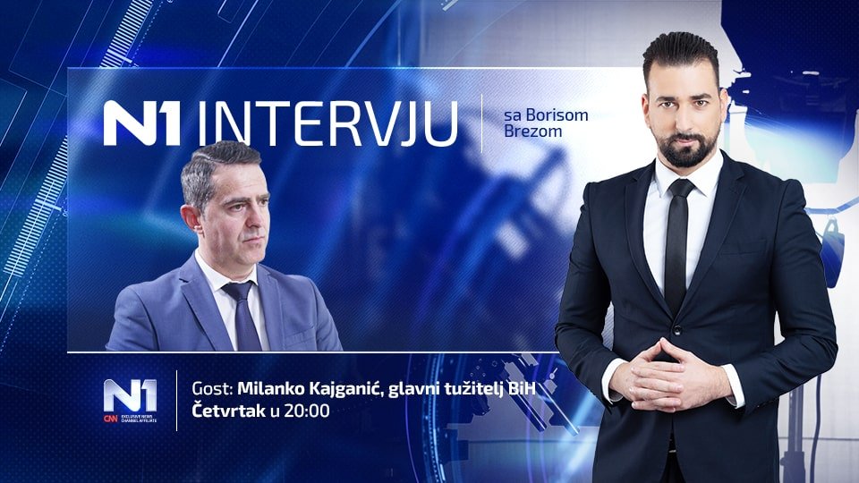 Milanko Kajganić večeras ekskluzivno u N1 na 1
