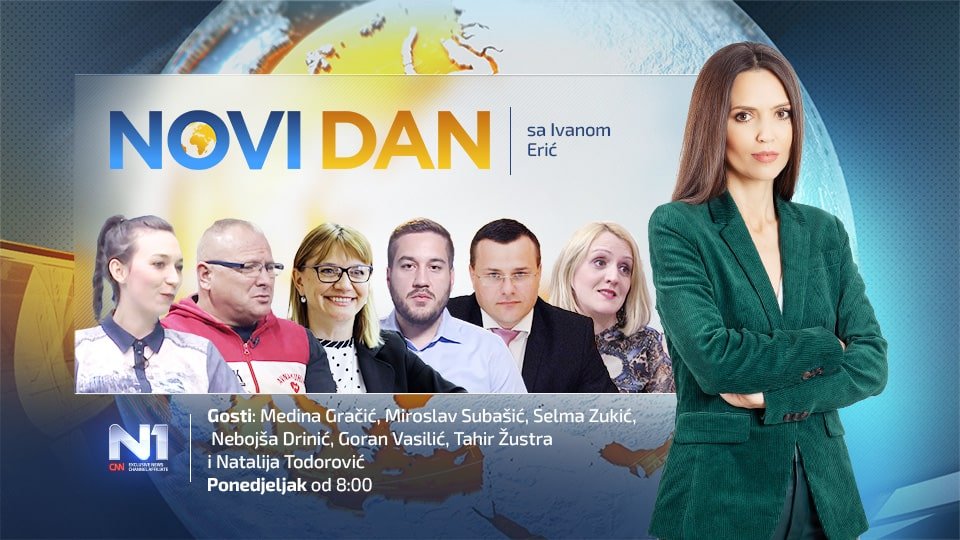 Brojne teme i zanimljivi gosti u Novom danu na početku nove sedmice