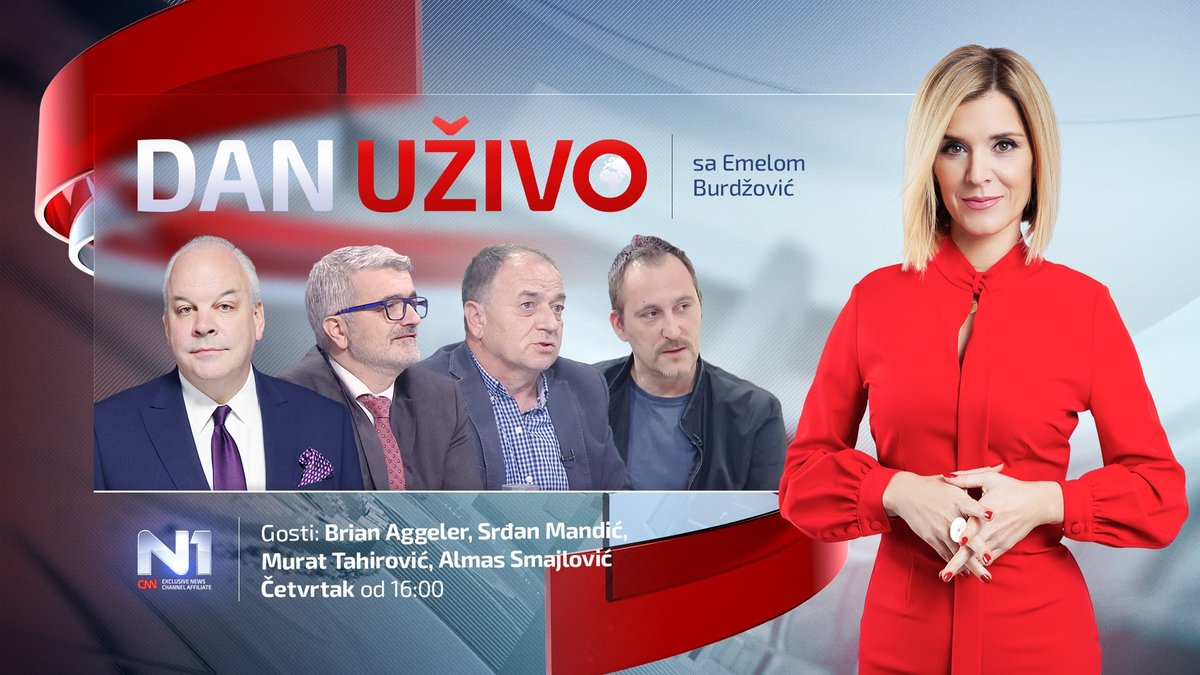 Brian Aggeler, Srđan Mandić, Murat Tahirovicć i Almas Smajlović u Danu ...