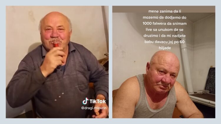 Deda iz Srbije postao poznat preko noći: Traži bakicu preko TikToka (VIDEO)
