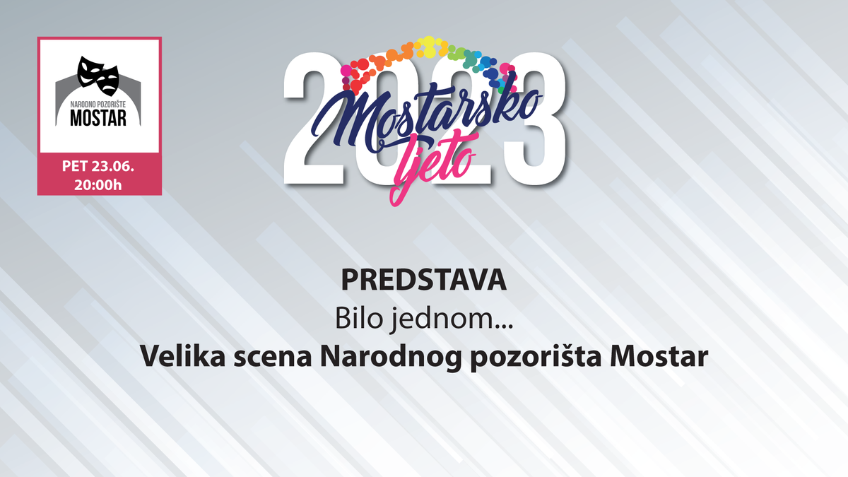 Mostarsko ljeto: Do kraja sedmice predstave i video izložba