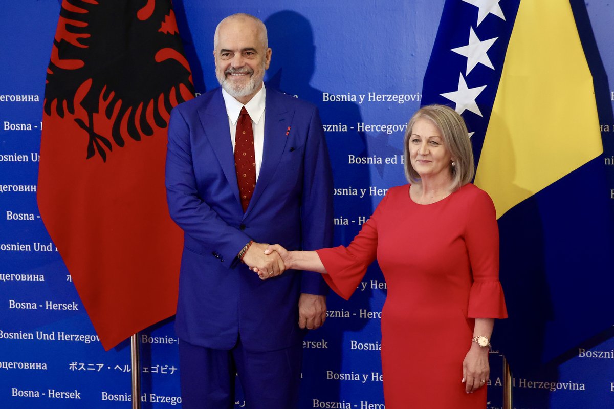 (FOTO) Edi Rama stigao u BiH: Održani bitni sastanci