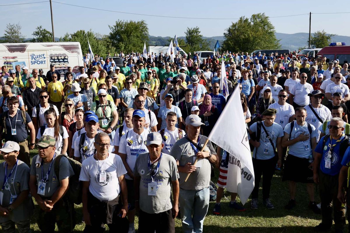 Nezuk-Potocari 'Peace March' honouring Srebrenica genocide begins