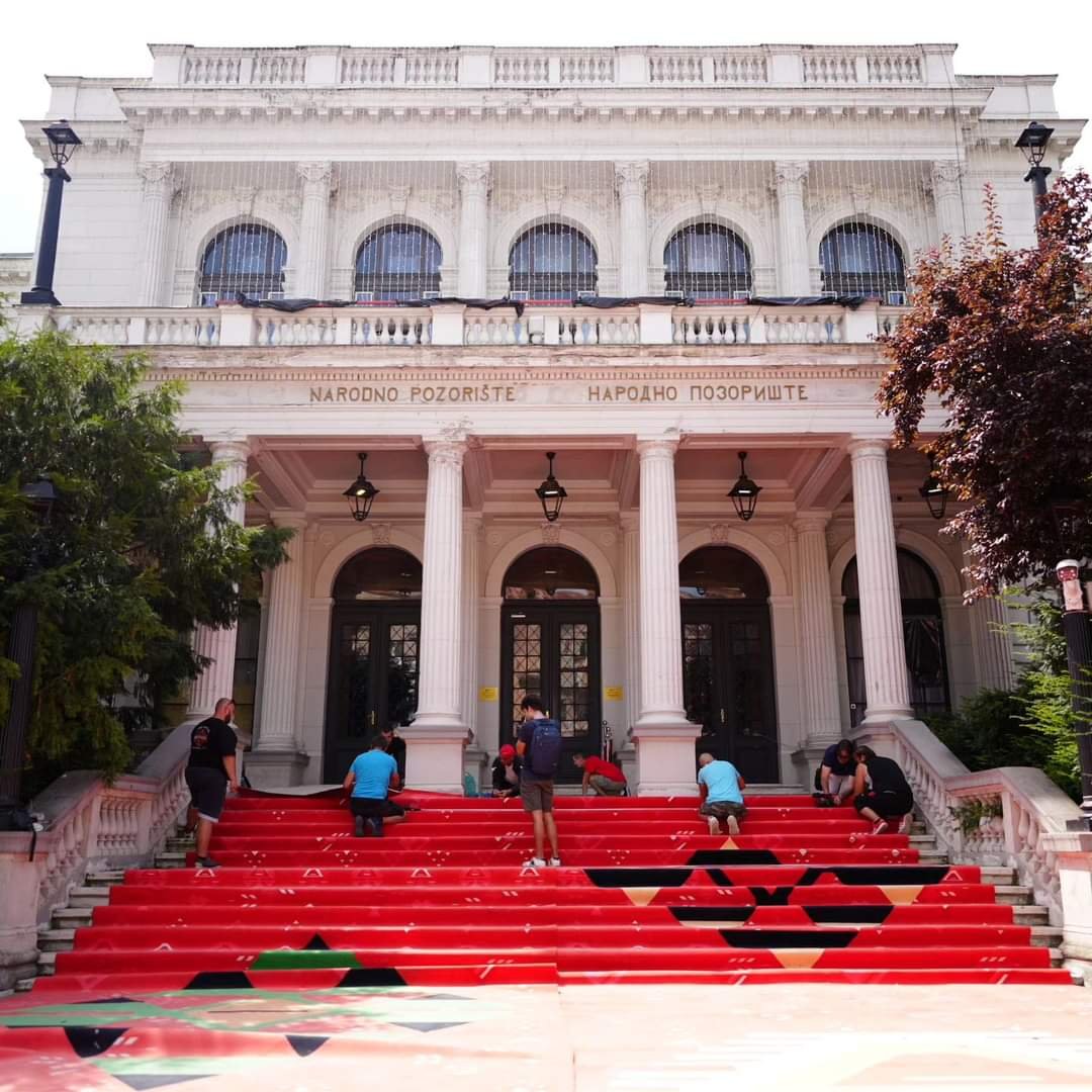 Sve spremno za SFF: Postavljen "red carpet" sa motivima bosanskog ćilima