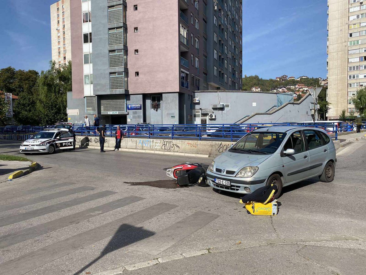 Sarajevo: Udes u Paromlinskoj ulici, jedna osoba povrijeđena