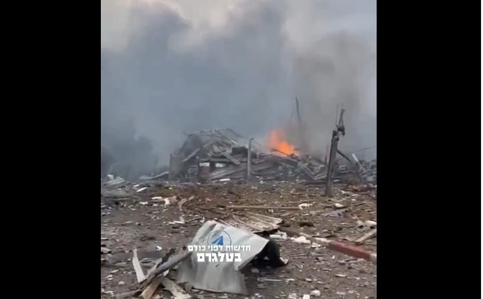 Hezbollah projektilima Burkan sravnio kasarnu IDF-a (VIDEO)