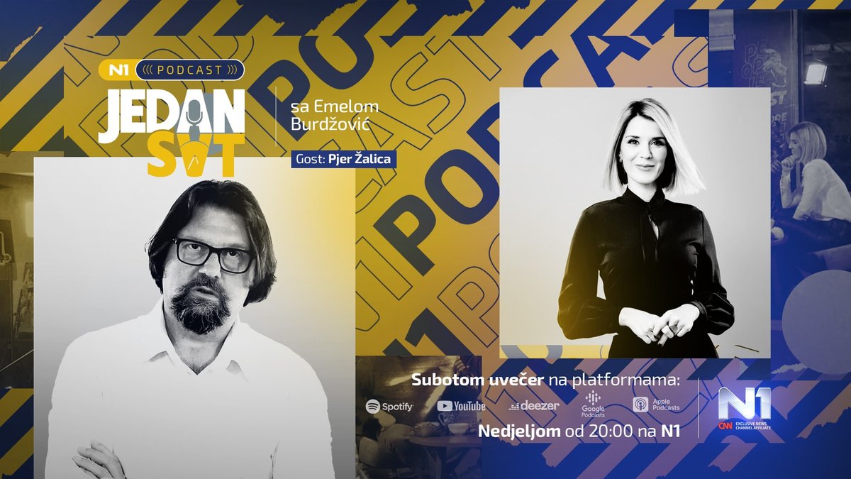Pjer Žalica u podcastu Jedan sat: Do koje mjere je politika involvirana ...