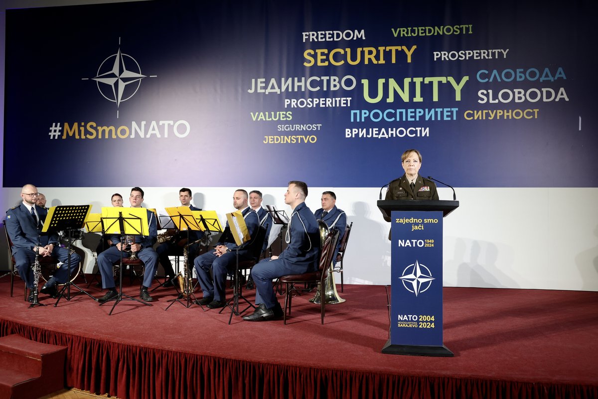 NATO's 75h anniversary marked in Sarajevo