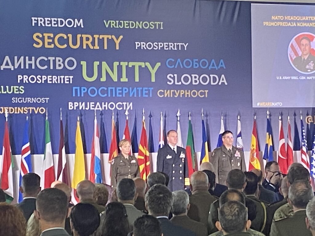 New general of NATO headquarters in Sarajevo takes office