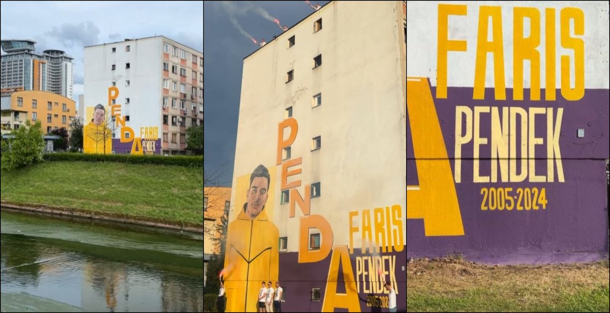 Mural u sjećanje na ubijenog mladića Farisa Pendeka otkriven na ...
