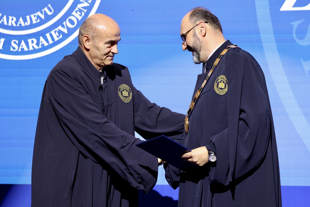 (FOTO) U Vijećnici održana svečana inauguracija novog rektora UNSA ...
