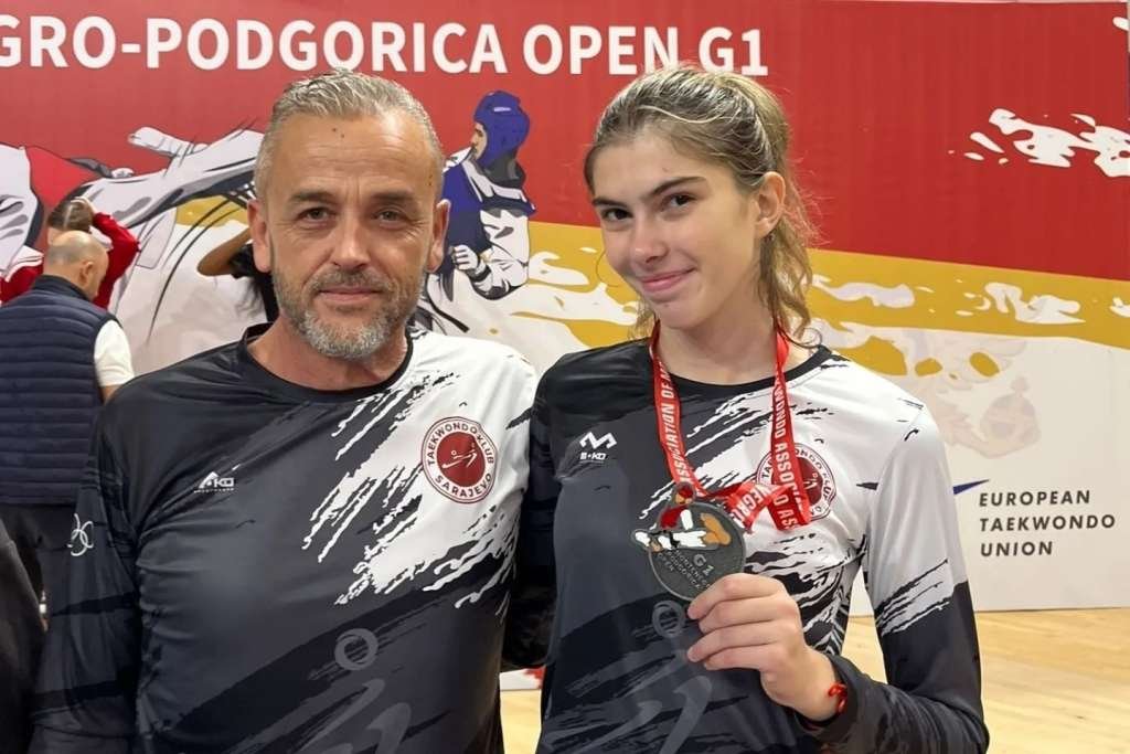 Ada Avdagić osvojila srebro na taekwondo turniru u Podgorici