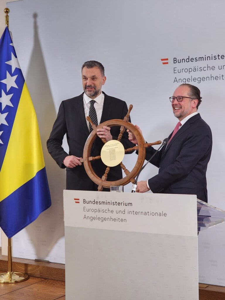 Schallenberg with Konakovic in Vienna: Bosnia's future is in the EU