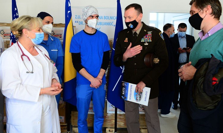 NATO, US present donation to hospital in Bihac, Bosnia