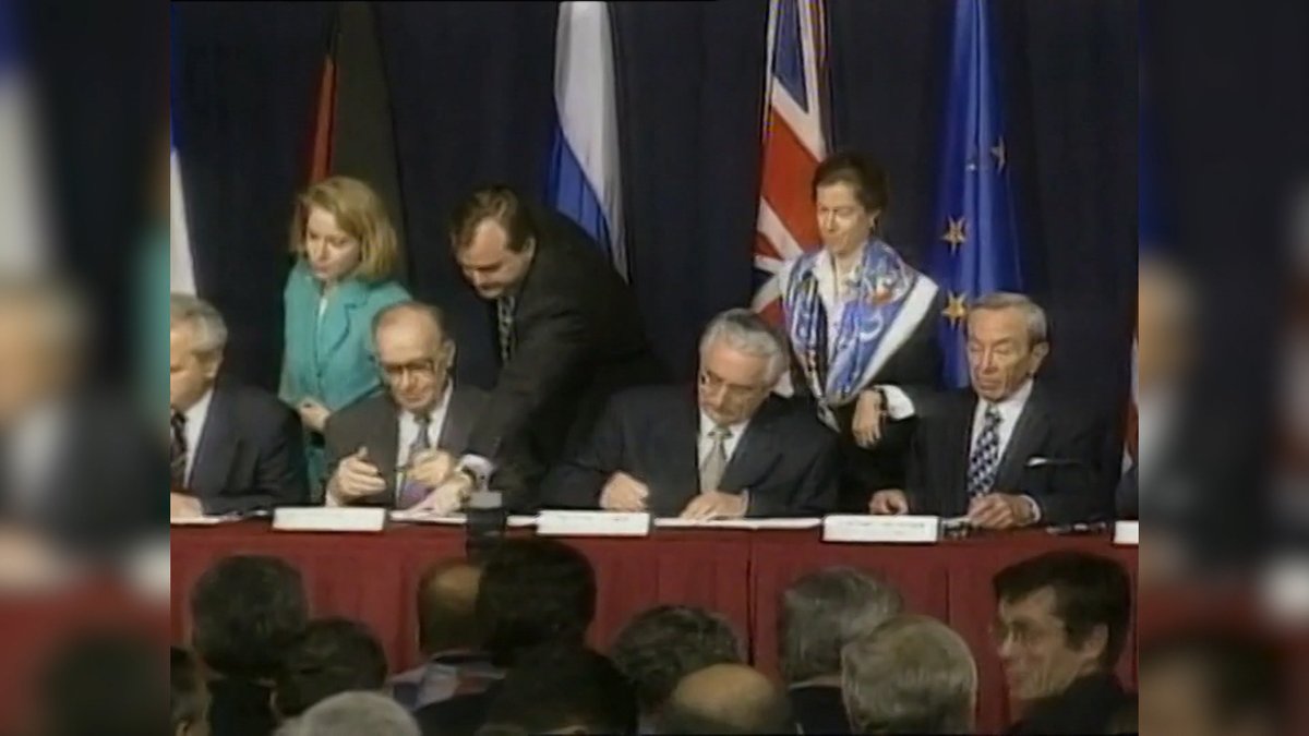 Anniversary of signing of Dayton Peace Agreement that ended Bosnian war
