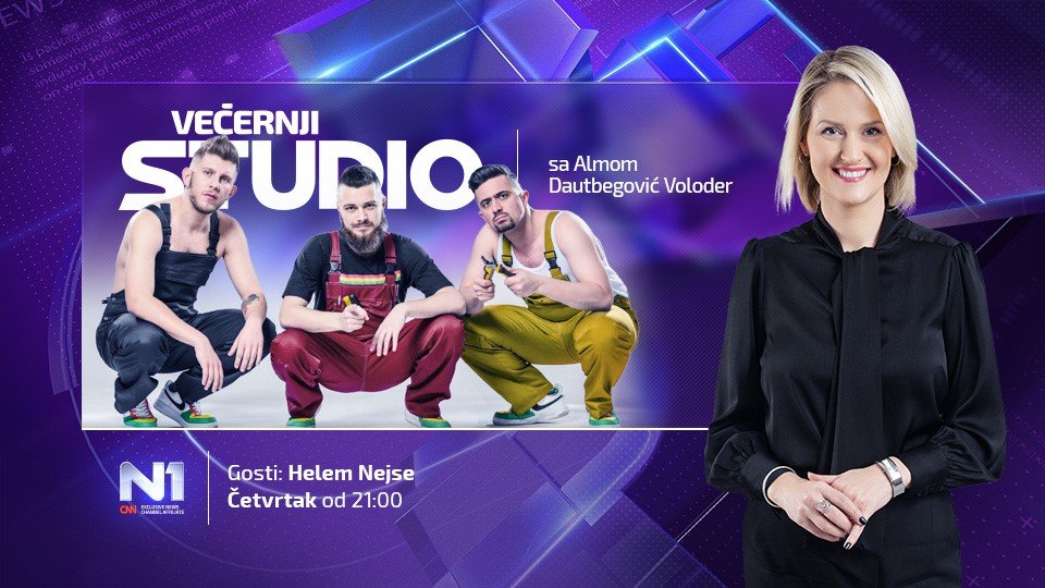 Helem nejse večeras u Večernjem studiju