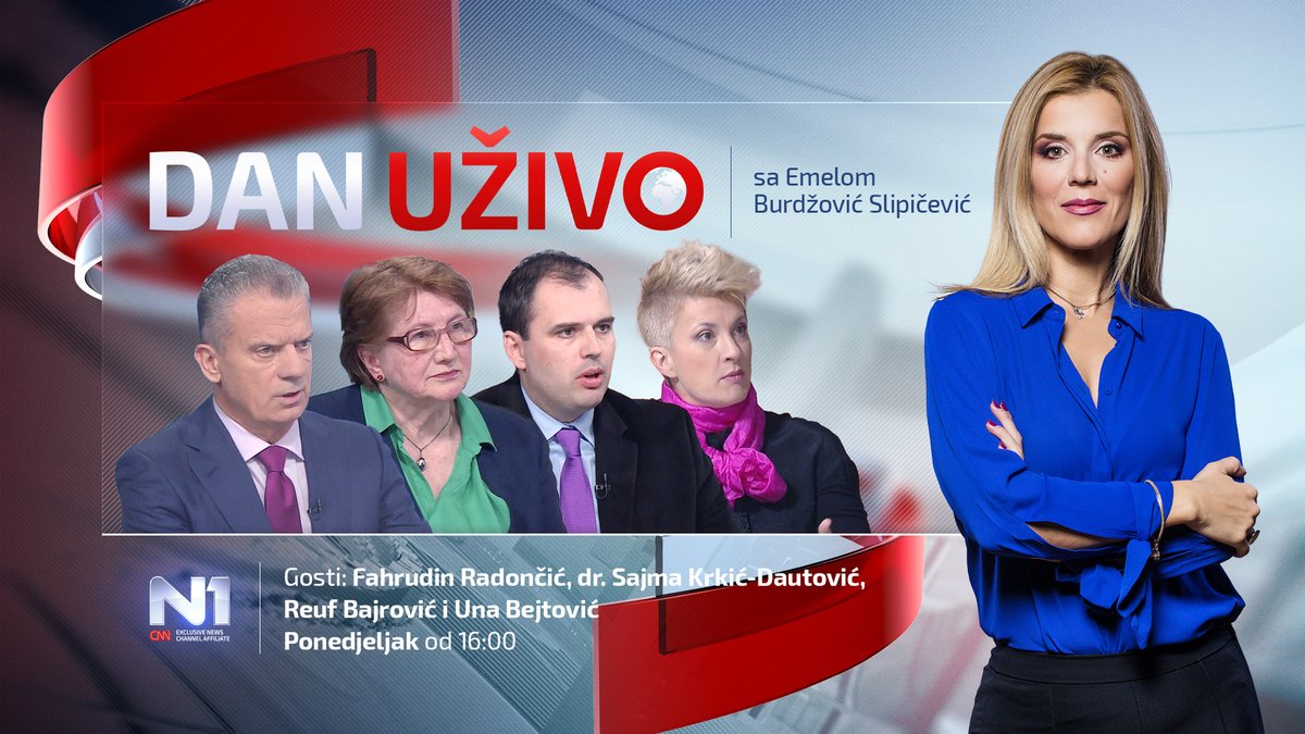 Fahrudin Radončić, dr. Sajma Krkić-Dautović i Reuf Bajrović u Danu uživo