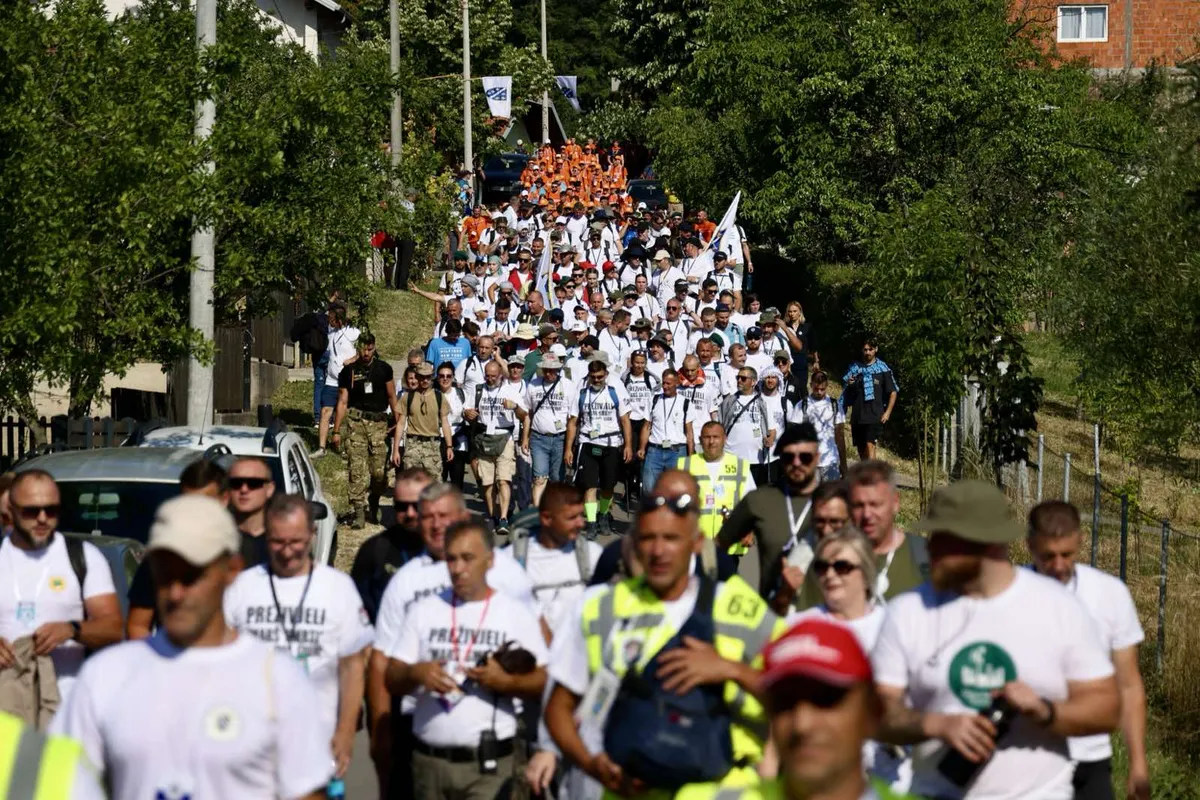 Over 6,000 join Peace March honouring Srebrenica genocide victims