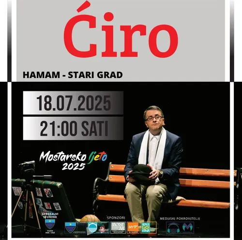 Tarik Filipović stiže u srce Starog grada Mostara: Pozorišna noć pod ...