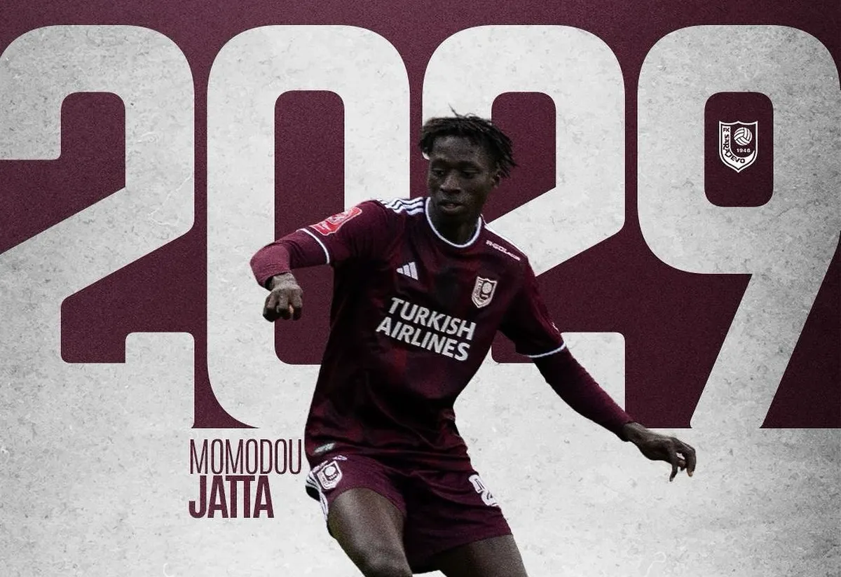 FK Sarajevo produžio ugovor Momodou Jattom: Uvijek ćemo cijeniti predan ...