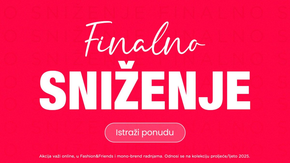 Veliko finale ljetne sezone: Finalno sniženje u Fashion Company ...