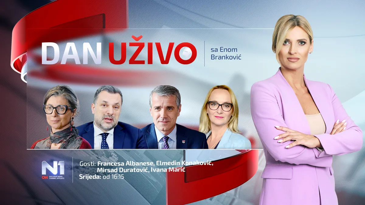 Francesa Albanese, Elmedin Konaković, Mirsad Duratović i Ivana Marić u Danu uživo