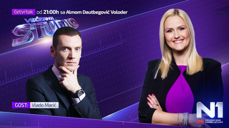 Vlado Marić u Večernjem studiju