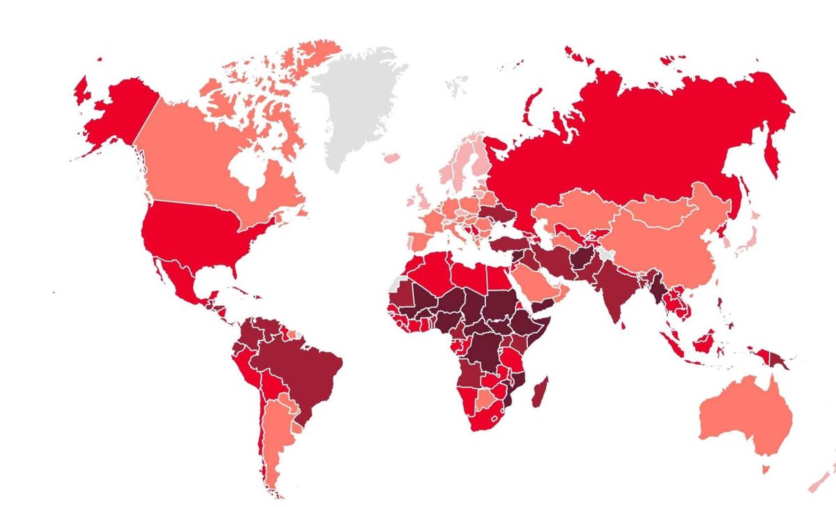 BiH i Srbija, ali i SAD, "crvene" se: Objavljena mapa upozorenja