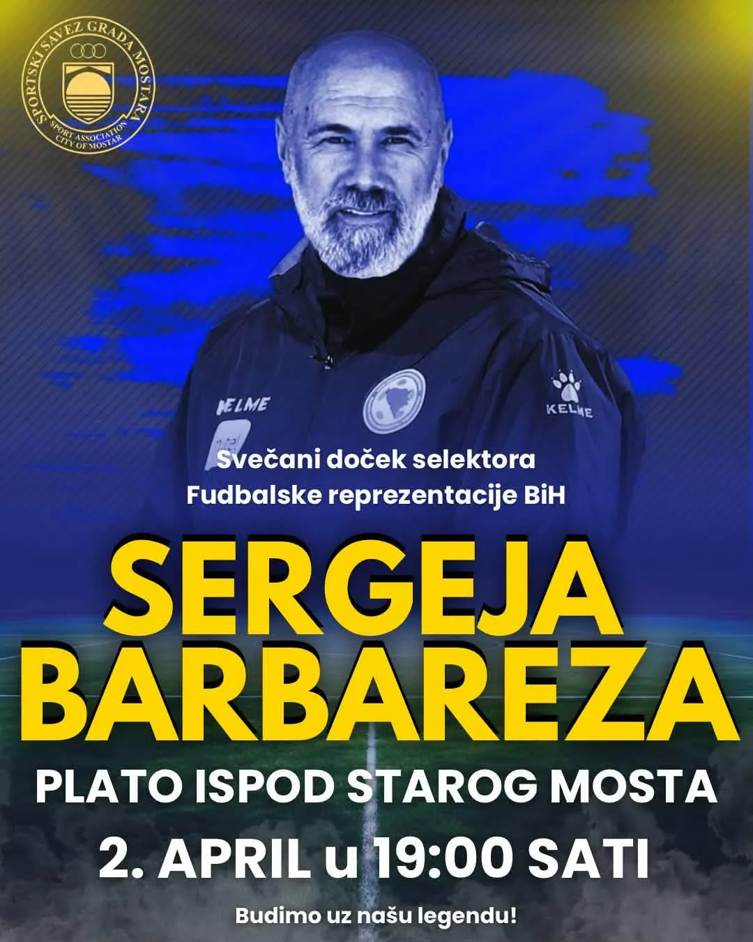 Mostarci večeras dočekuju Barbareza: "Budimo uz našu legendu"