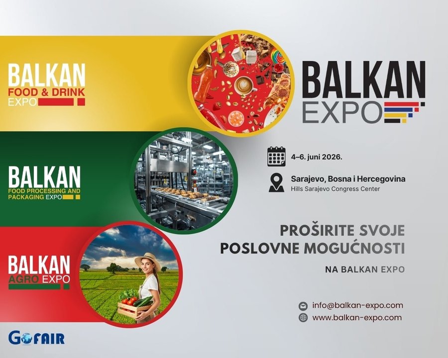 Sarajevo domaćin “Balkan Expo 2026” – najvećeg sajma hrane u BiH