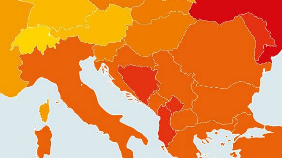 Bosnia drops to second-worst spot in Europe on corruption index