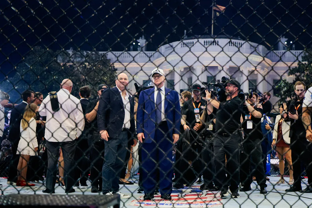 Trump proslavio 80. rođendan uz UFC kavez na travnjaku Bijele kuće ...