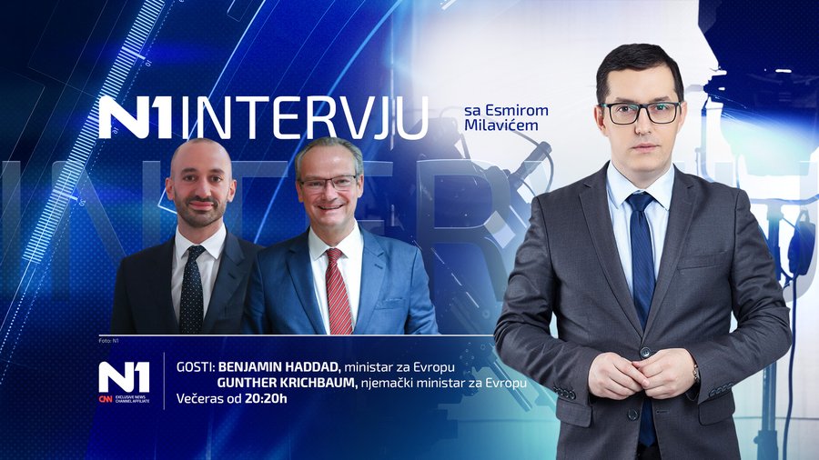 Benjamin Haddad i Gunther Krichbaum večeras na N1