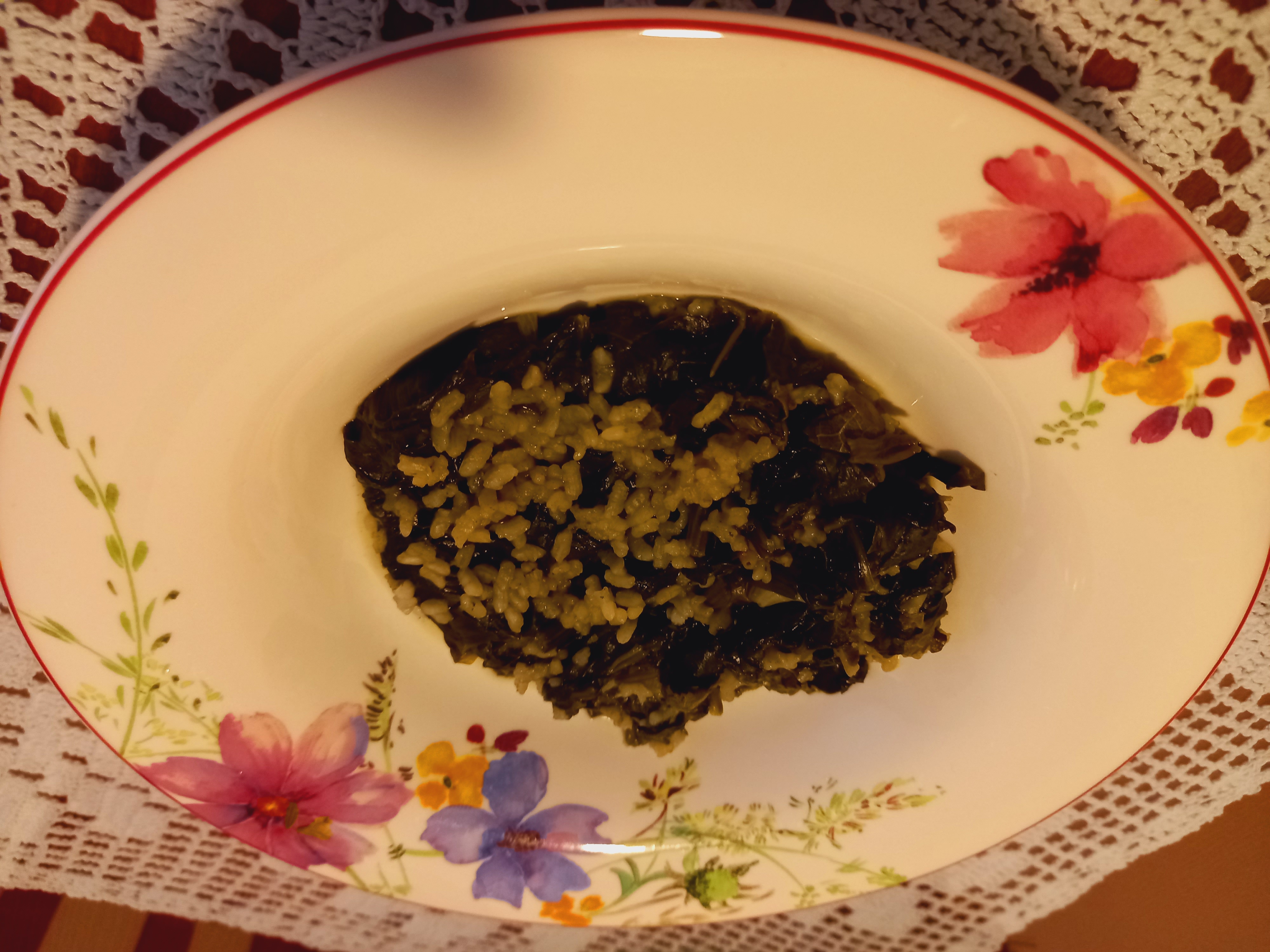 Pirjan od spanaka i vinove loze