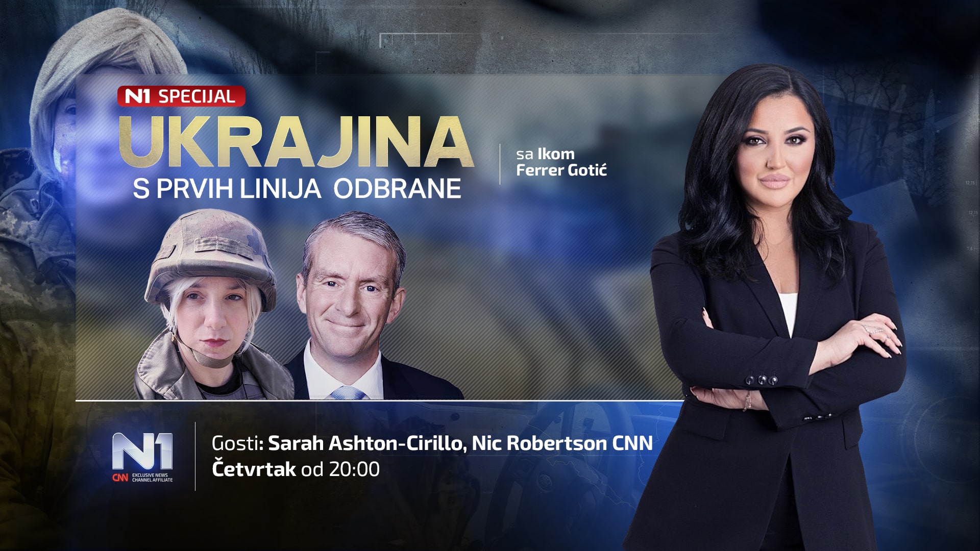 SPECIJAL N1: Kako se brani Ukrajina? Ashton-Cirillo, CNN-ov Robertson i Stadnyk