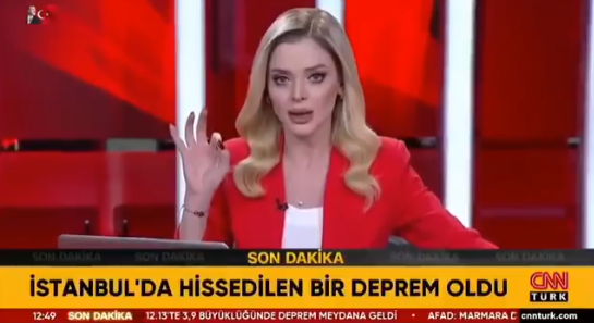 VIDEO Potres u Istanbulu zabilježen uživo u eteru