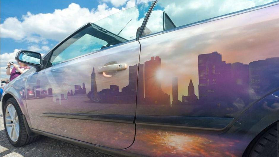 Neobični i originalni 3D crteži na automobilima