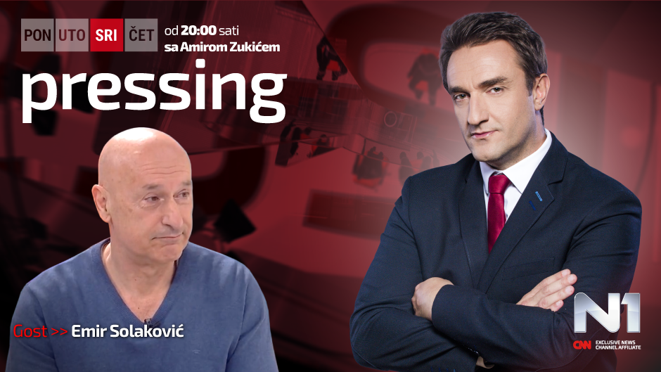 Emir Solaković gost večerašnjeg Pressinga