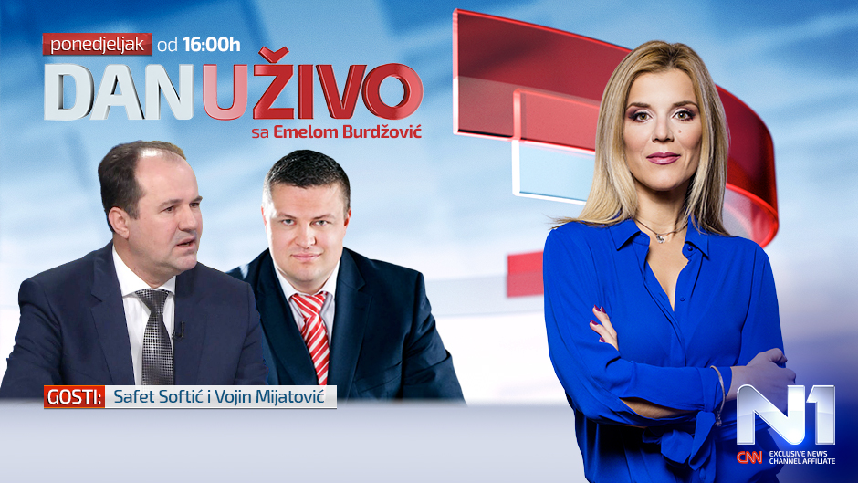 Vojin Mijatović i Safet Softić gosti Dana uživo - N1