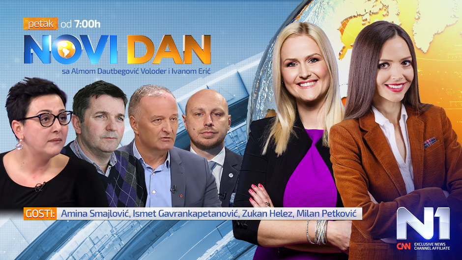 Gavrankapetanović i Helez gosti Novog dana na N1 - N1