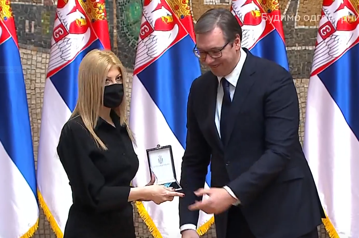 Novinarka N1 Jelena Zorić dobila državno odlikovanje - N1